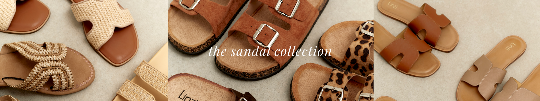 Women's Sandals: Flat Slip On Sandals & Studded Sandals for Ladies · Linzi