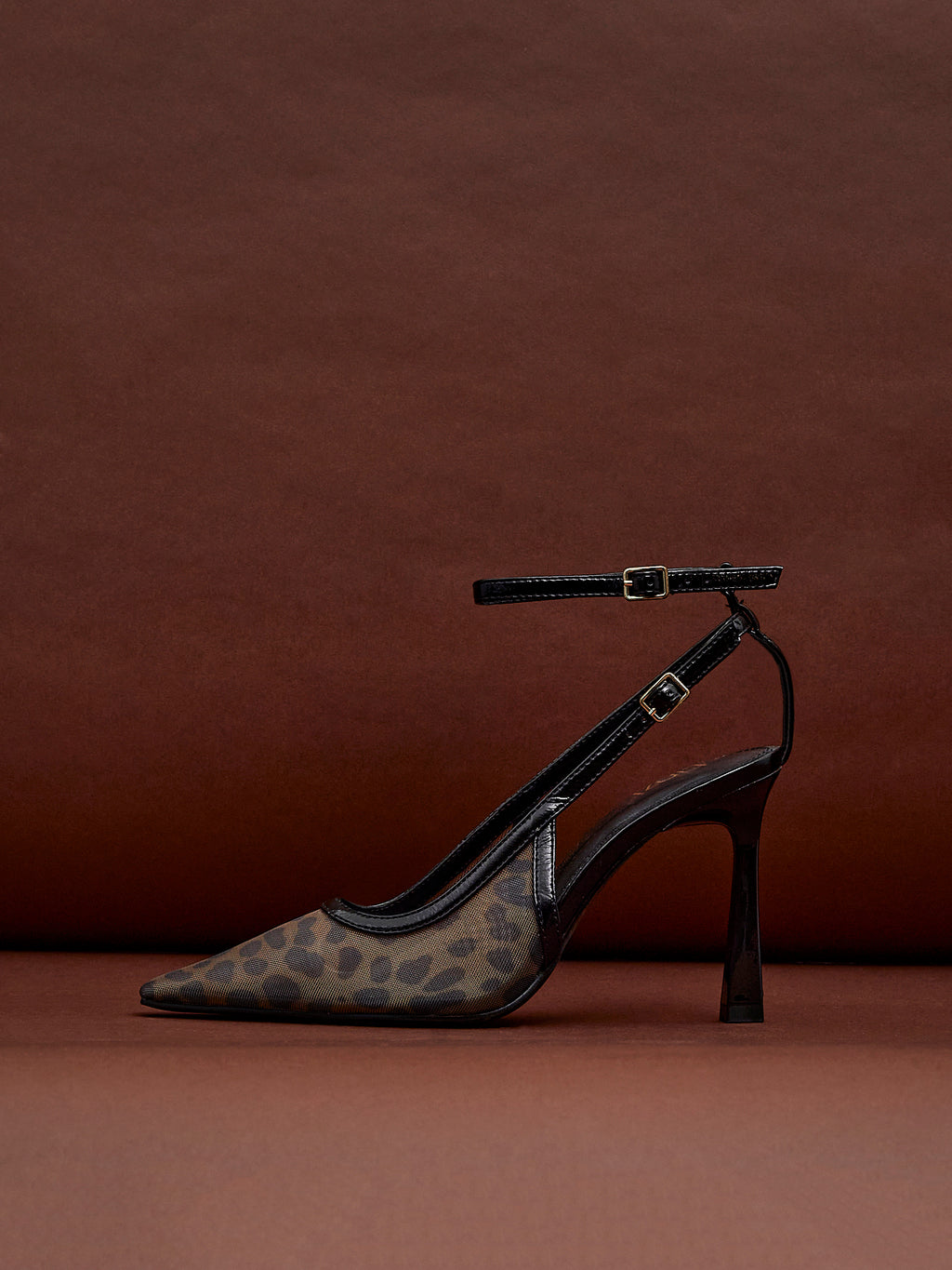 Leopard Print Mesh Stiletto Court Heel – Linzi